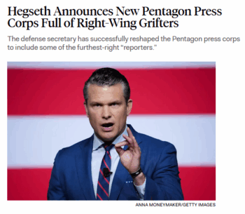 How Pete Hegseth turned the Pentagon into a Black Box « nuclear-news